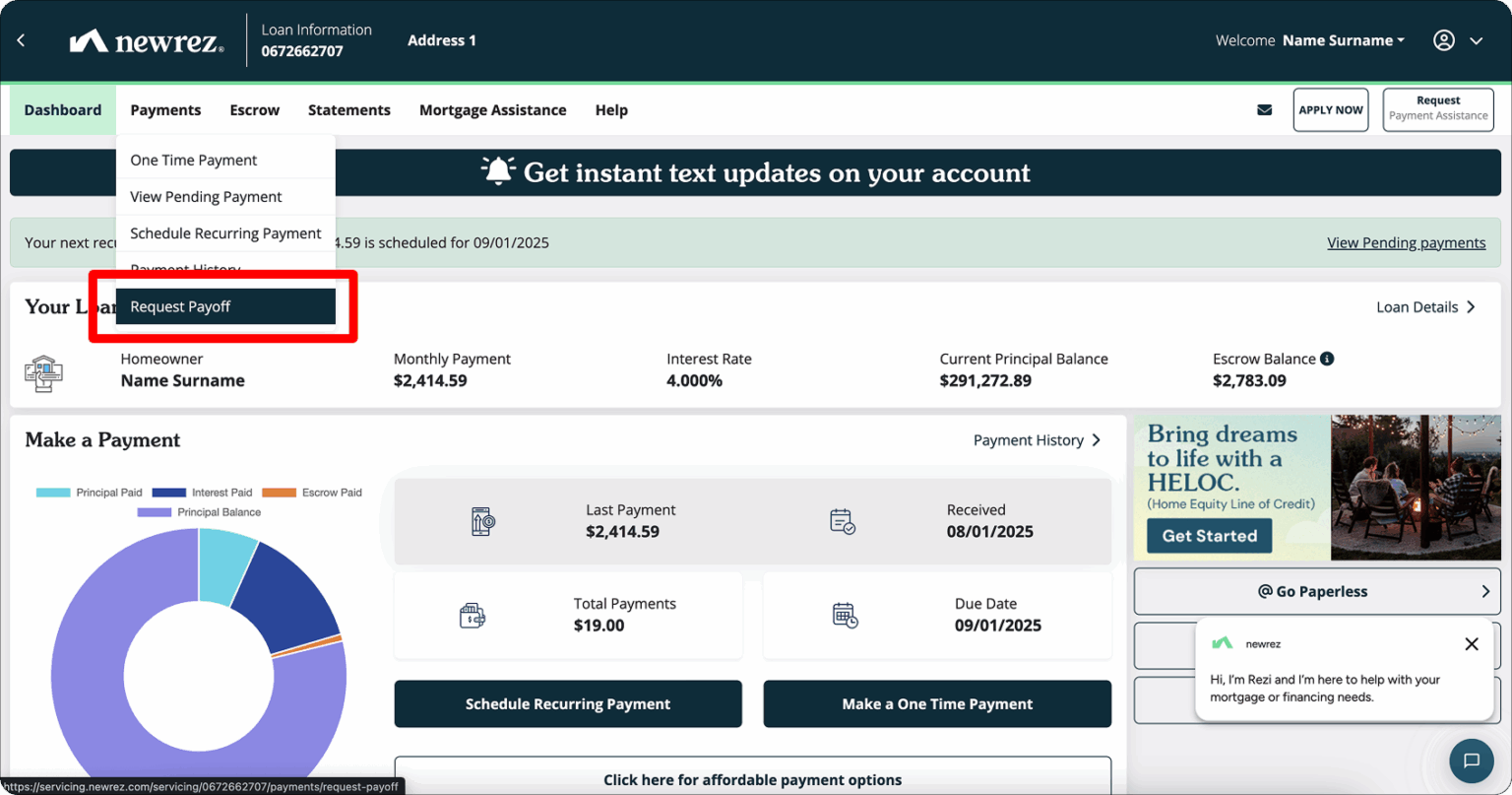 How to Request a Payoff Statement from Shellpoint – NewRez - Unrealfi ...